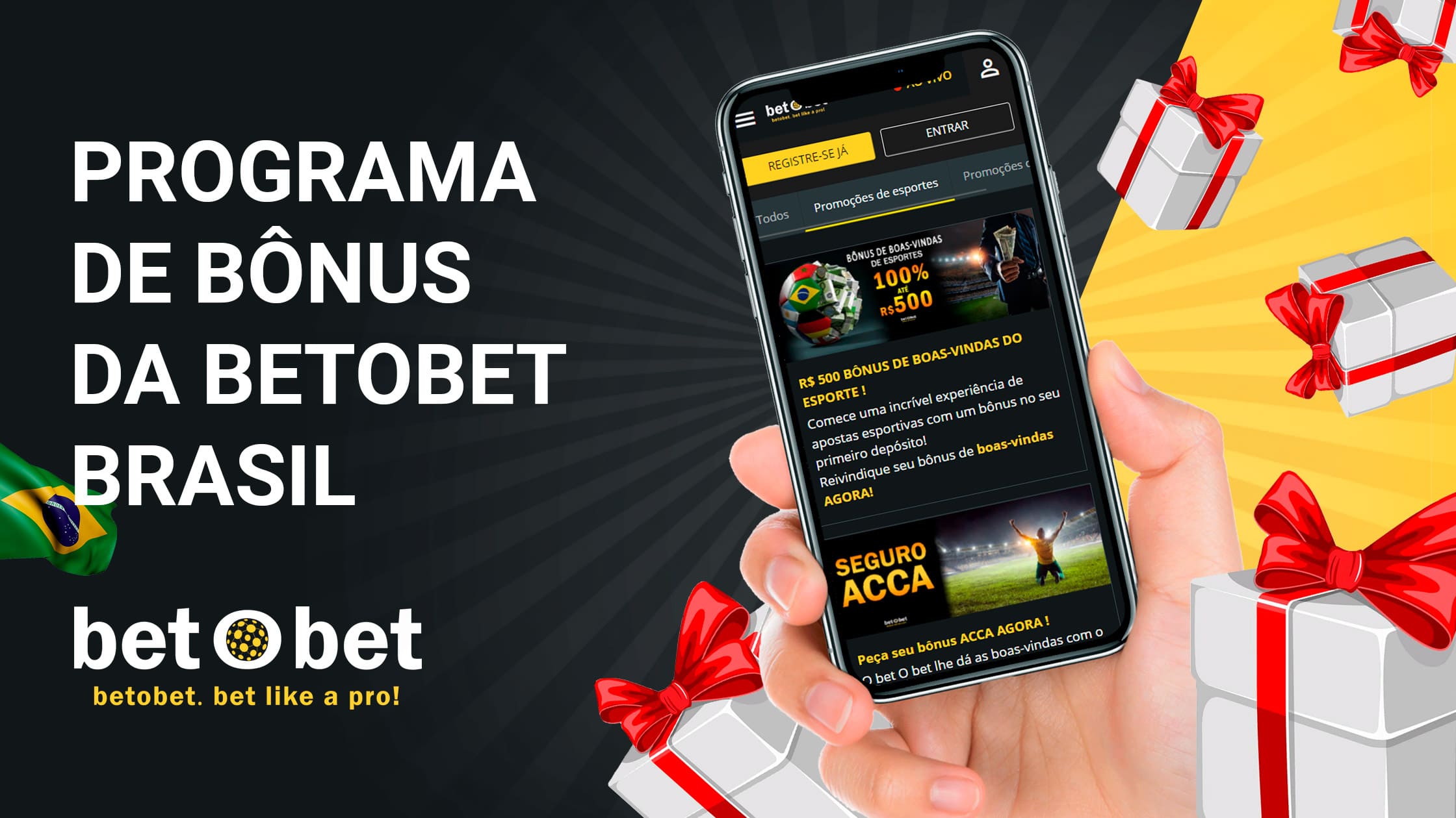 Betobet Bônus - Receba de R$500 à R$2500 Logo no Cadastro